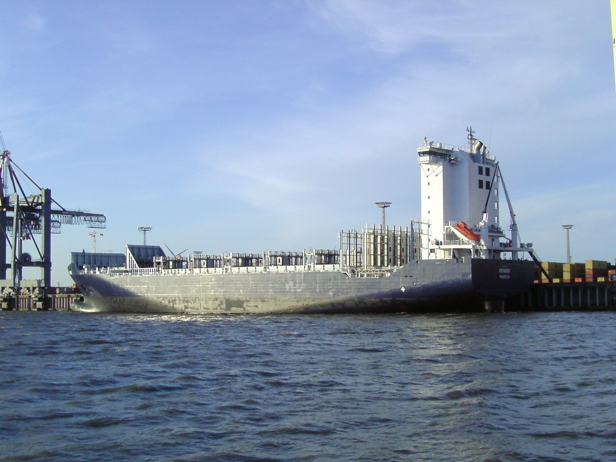 Chinees containerschip arriveert in Archangelsk - Pleitbezorger